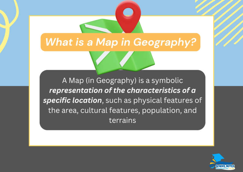 Explaining What a Map is in Geography - School Notes
