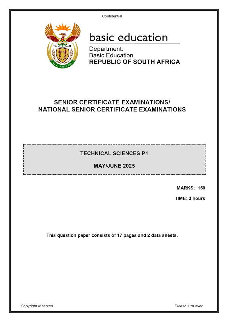 Technical Sciences Grade 12 June 2025 Exam Papers - School Notes